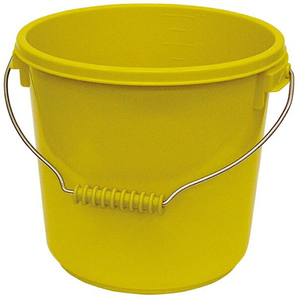 用途に応じて色分けができるカラーバケツ。ご家庭で・業務用に多彩な用途で活躍。本体内側に目盛付なので容量が一目でわかる。