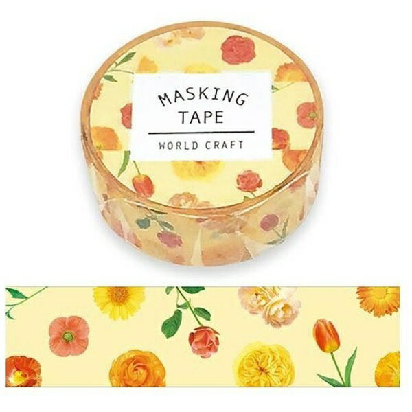 ■可愛いデザインを集めたマスキングテープです。サイズ：幅15mm × 長さ7m