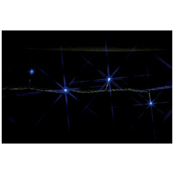 ツリーへの巻付けなど定番イルミネーション（10m・青）