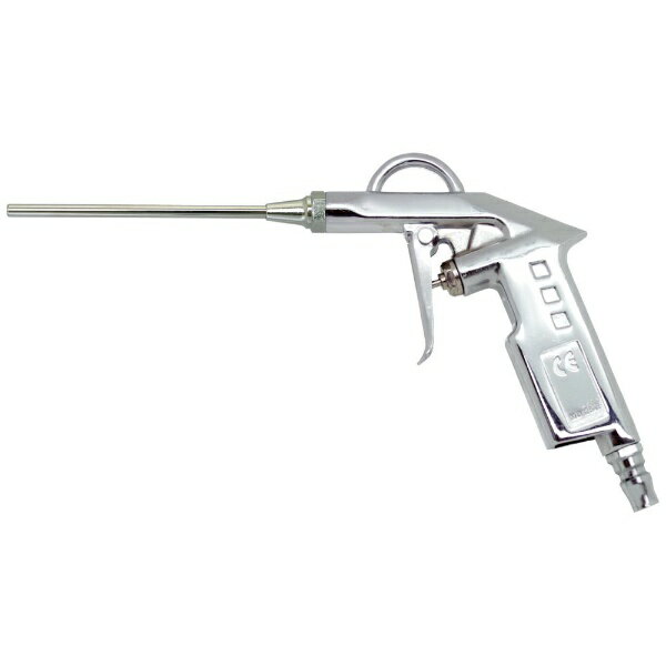 軸長100mmのロングノズル付ダスターガンです。レバー式トリガー、プラグ付仕様。輸入品。