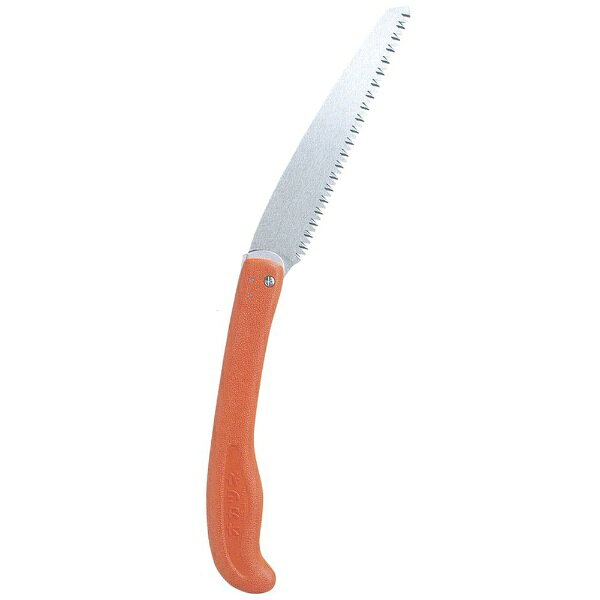 岡恒の剪定鋸ブランカ#105は、軽量で使いやすい園芸工具です。刃渡り175mm、使用時全長385mmで、様々な剪定作業に適しています。