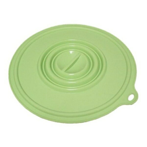 便利なシリコンキッチングッズです。ラップや鍋蓋、落とし蓋に使えるシリコン蓋です。フック穴付です。ラップフィルムの消費量を減らしプラスチックゴミ（プラゴミ）の削減（リデュース）に役立つアイテムです。ふちが平らでなめらかなコップやボウルなら、密...