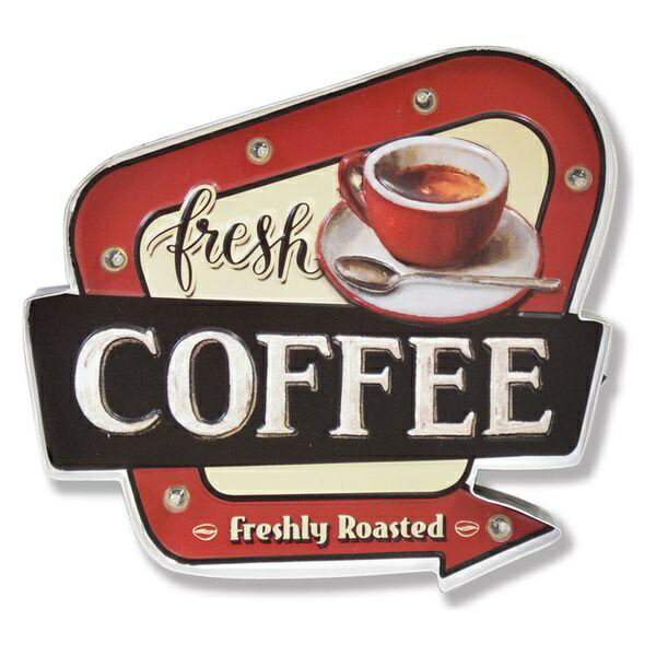 ひとつひとつハンドメイドで作られた味があり、ヴィンテージ感のあるアイテムです。 凹凸があるため、立体感もあり、まるで海外のカフェやバーの看板のような雰囲気を醸し出します。 豆電球のように見えるライトは全てLEDライトで、豆電球を一つ一つ取り...