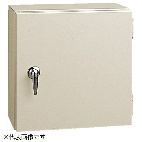 ●【画像は代表品番です】●カブセ型●鉄板製●屋内用 露出形●保護構造： IP3X●取付基板： 木製基板 15mm/方眼目盛付●板厚： ドア1.6mm、ボデー1.2mm●ハンドル： B-60（笹形ハンドル）●本体色： ベージュ（マンセル5Y7...