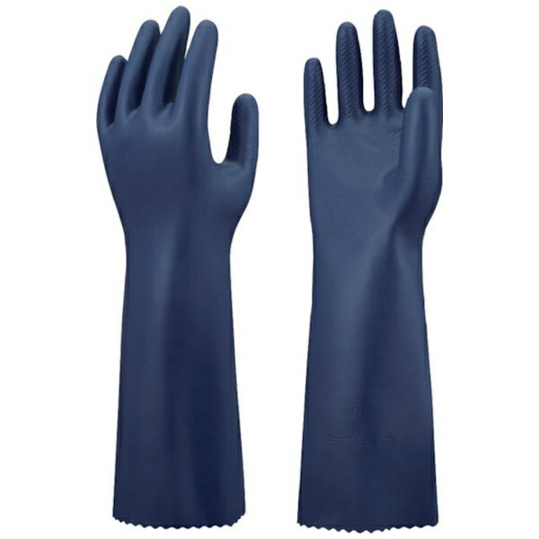 ■JIS T 8116に準拠した化学防護手袋です。■ニトリルゴム製化学防護手袋よりも6cm長いロングタイプです。■油・酸性・アルカリ性の薬品の透過を防ぎ、経皮吸収のリスクから作業者を保護します。■波型のスベリ止めパターンにより、スベリ止め効...