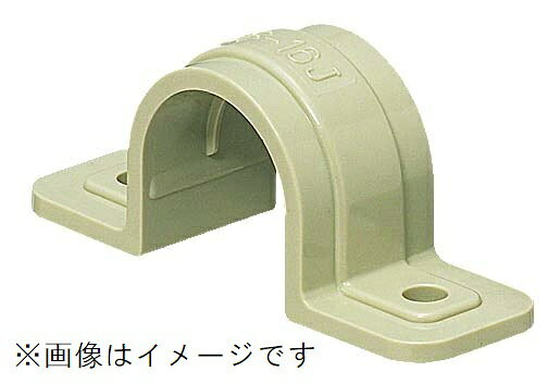 ●入数（個）: 10●色: ベージュ●適合管: PF管28（MF、MFXは除く）●寸法φD/B/L/P/φd（mm）: 36.5/20/85/65/5.5●種類: リブ有●両サドル●PF管用●リブ有りはサドル内側の突起が管の谷部にくい込み、...