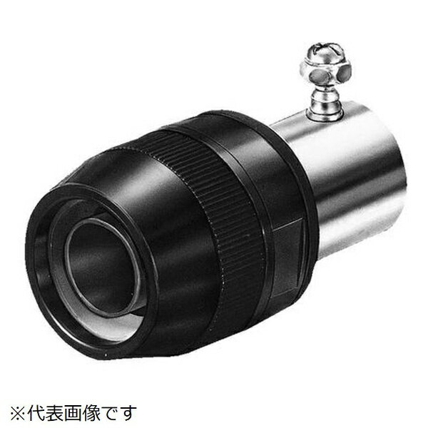 ●入数（個）:1●色:黒●適合管:マシンフレキ22、薄鋼25●マシンフレキ⇔薄鋼電線管（ねじ無）●マシンフレキ用●マシンフレキと異種間相互の接続に使用します。●※ケーブル工事にご使用ください。