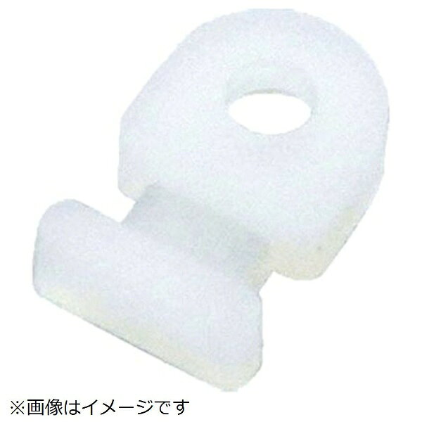 ●入数（個）： 100●ビス止めタイプ●標準グレード●屋内使用●色： 乳白●材質： 66ナイロン●UL難燃グレード（主原料）： UL94V−2●使用温度範囲（℃）： −40〜＋85●使用インシュロックタイ： T18タイプまで●適用ビス： M...