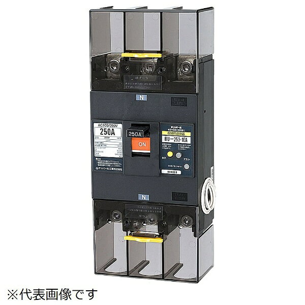 ●定格使用電圧： 100/200V●定格電流： 250A●極数： 3P●素子数： 2E●フレーム： 250AF●端子仕様： 圧着端子方式 圧着端子付属●逆接続： 不可●過電流引外し方式： 熱動電磁●高性能●コード短絡保護用瞬時遮断機能を標準...