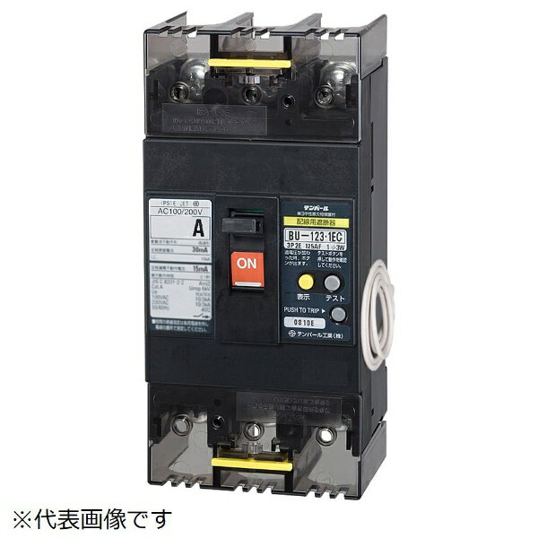 ●定格使用電圧： （AC）100/200V●定格電流： 60A●極数： 3P●素子数： 2E●フレーム： 125AF●表面形端子仕様： 圧着端子方式（圧着端子付属）●接続可能最大電線（mm×mm）： 60●逆接続： 不可