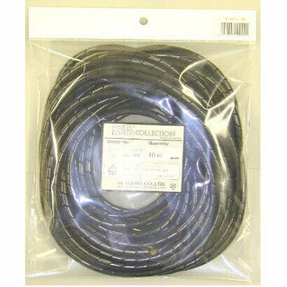 スパイラルチューブ ポリエチレン製のスパイラルチューブです。 商品仕様 内径：6mm 結束径：6〜18mm（肉厚0.8mm） 材質：ポリエチレン 入数：10m