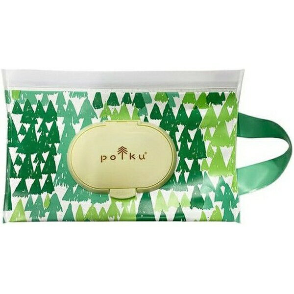 ウェットティッシュを収納し使いたいときにサッと取り出せる便利なポーチ。外でもいつでもサッと取り出せます。