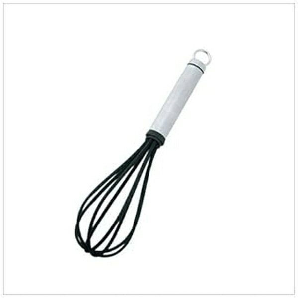 卵やクリームを泡立てたり、食材を混ぜたりする調理器具。ナイロンワイヤー4本のレギュラータイプ