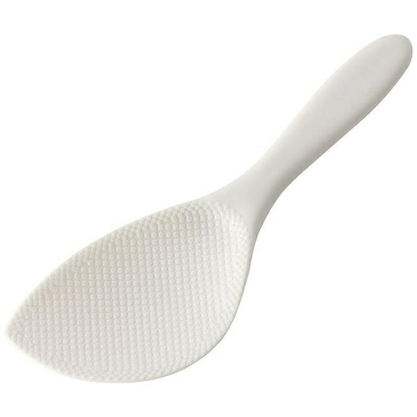 ごはんがくっつかないダブルエンボス加工のしゃもじです。エンボス（凹凸）の上にさらにエンボス加工が施されているのでご飯がしゃもじに触れる面積が少なく、ご飯がこびりつきにくくなっています。ごはんをふんわりよよそえるだけでなく、スプーン型なのでリ...