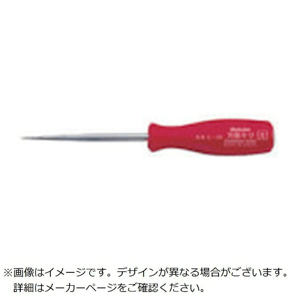 ■樹脂製グリップ仕様です。■鋭い先端を使って突き通す作業に威力を発揮します。【用途】・石膏ボード・波板・スレート・缶の穴あけに。・トタン・金属板のケガキ作業に・アイスピックとして氷かきに【仕様】・刃先： 丸キリ・軸長（mm）： 100・全長...