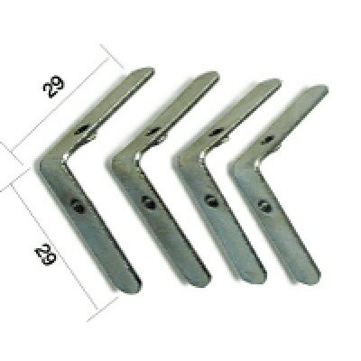 アルミ額用鉄L金具素材：鉄