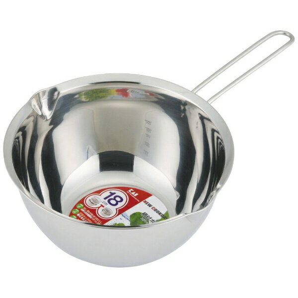 ●注ぎ口付なので素材を別の容器に移すのに便利です。●※［DF1454 NEW COOKDAY 片手ザル18cm］と本体は重なりますが、柄の角度は水平になりません。