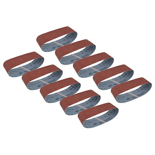 リョービベルトサンダ用のエンドレスベルトです。■木工用の中仕上用です。■粒度： 100。■砥粒： WA。■ベルト寸法： 幅76×周長533mm。■入数： 10枚1組。■品名コード： 6613091。■適用機種： BE-3210。