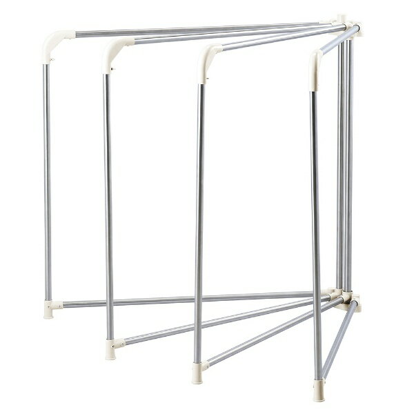 シングルサイズのふとんが4枚干せる。コンパクトに収納可能。サビに強いステンレス巻きスチールパイプです。■規格寸法(約)：119〜232.5×115.5cm重量(約)：6kg全体耐荷重(約)20kg