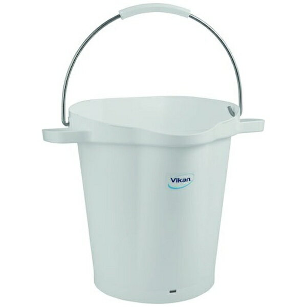 ■大容量（23L）でも持ち運びやすく、衛生面、耐久性に優れたバケツです。【仕様】・ポリプロピレン、ハンドル＝ステンレス