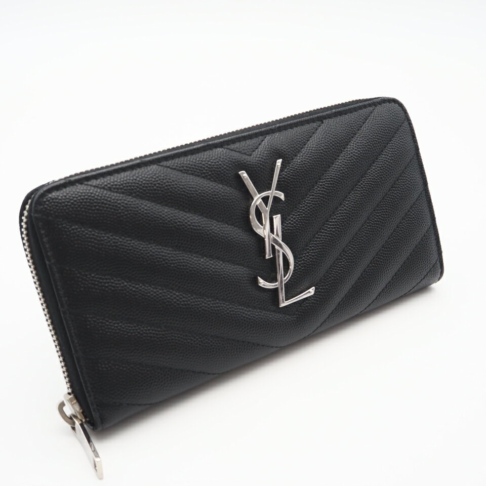 ■ブランド名 YVES SAINT LAURENT イヴ・サンローラン ■品名 モノグラム サンローラン フルジップウォレット ■シリアル 1019 ■型番 358094 ■カラー系統 ブラック ■サイズ W約19cm x H約9.5cmx...