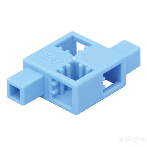 ■商品サイズ/20×20×10mm　突起：8mm アーテックブロック部品 ハーフD単品 8ピース （アーテックブロック ロボット 夏休み パーツ 部品 ロボット 電子工作キット 小学生 中学生 高校生）