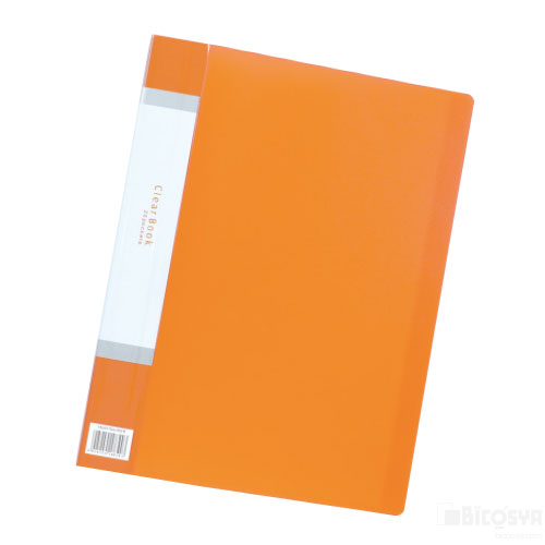 商品サイズ/A4：307×236mm ■材質/PP クリアブックB A4（20ポケット）オレンジ（記念品・その他 その他）