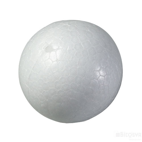 工作やDIYに本体にJANシールを貼ってあります。 サイズ：30φ(1ヶ) セット内容：本体×1 重量：0.67g 材質：PS 包装形態：無 包装サイズ30φ(1ヶ) 発泡スチロール 球形 30φ〈1ヶ〉（紙工作・パーツ 工作材料）