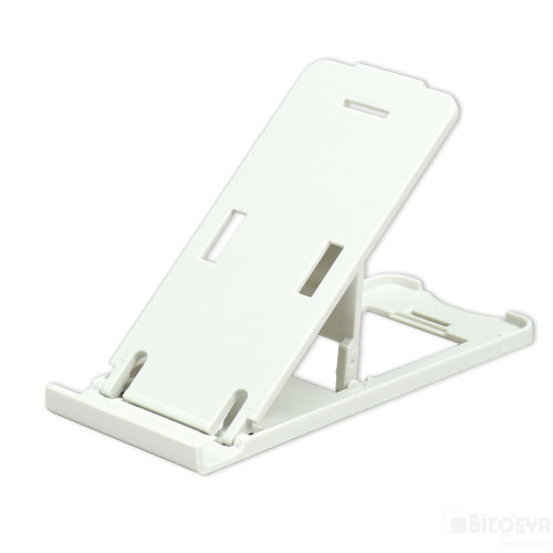 5段階の角度調整ができる！角度40°〜70°、5段階の調整可■商品サイズ/127×57×6mm（折りたたみ時） タブレット専用スタンド（学校用品 技術科 テレワーク 在宅ワーク 自宅仕事 出張 外出先 立てかけ コンパクト 持ち運び）