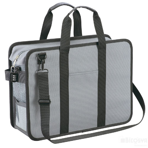 班が識別できる透明窓付きショルダーベルト付6台収納可能 サイズ：■商品サイズ/W420xH310xD140mm セット内容：鍵、肩紐（最長約140cm幅38mm)付 重量：2000g 材質：PE棉・オックスフォード 包装形態：OPP袋 包装...