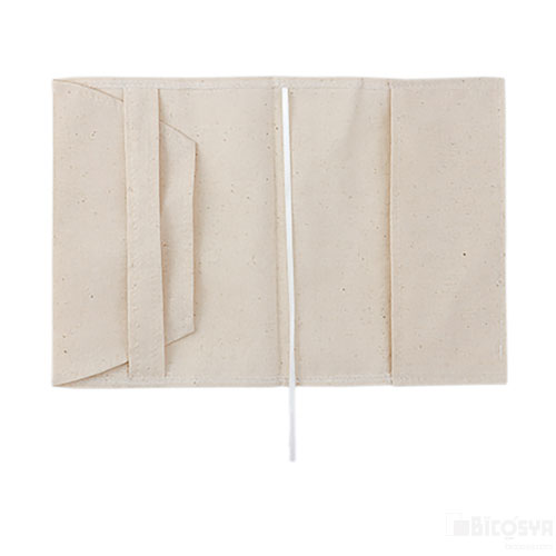 文庫サイズの書籍が入るブックカバー サイズ：330×165mm セット内容：本体×1 重量：110g 材質：綿 布製ブックカバー (文庫サイズ)（紙工作・パーツ 布・ビニール袋 家庭科 スタンプ ハンドクラフト 手作り 布素材 布絵付け 白...