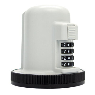 ブランド名：ガードロックサイズ：‐：材質：本体：ABS 外周リング：ABS カム：POM 裏板：鉄・S45C 亜鉛メッキ：：★ドアノブ(握り玉)をすっぽりカバーしてドアをロック★ 　 ●ドアノブにかぶせてダイヤル錠で簡単ロック ●内部に鍵を...