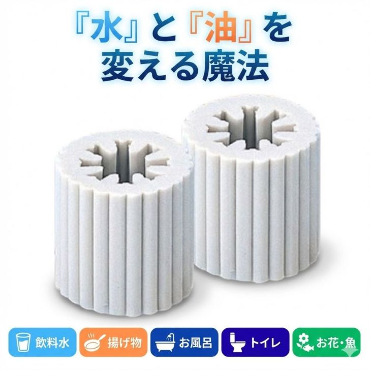 EMセラミックス 2個入 PIPE35 浄水 酸化防止 瀬戸焼 日本製 繰り返し使える 節約 エコ 飲料水 揚げ物 油 お風呂 トイレ 消臭 炊飯 美味しい水 活性炭いらず 水質改善 半永久的 【水と油を変える魔法のセラミック】入れるだけで...