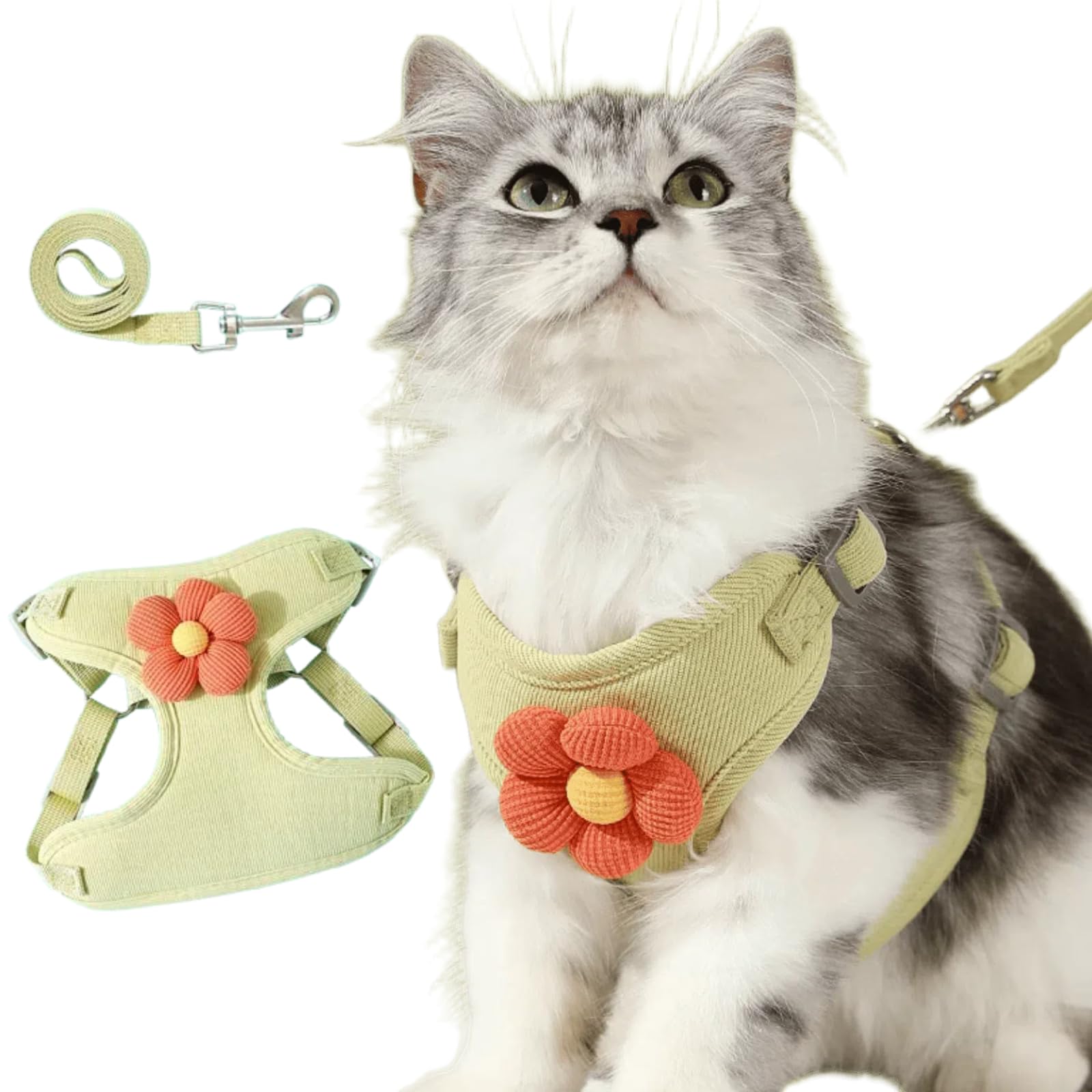【着せやすいお洋服タイプ】ハーネスはワンタッチで着脱可能で、飼い主様の手を煩わせません。アジャスターベルト付き。ワンちゃんのからだに合わせて調整可能！寒い時期のお散歩やお出かけにぴったりなハーネスです！【通気性に優れた】上質で丈夫な素材を厳...