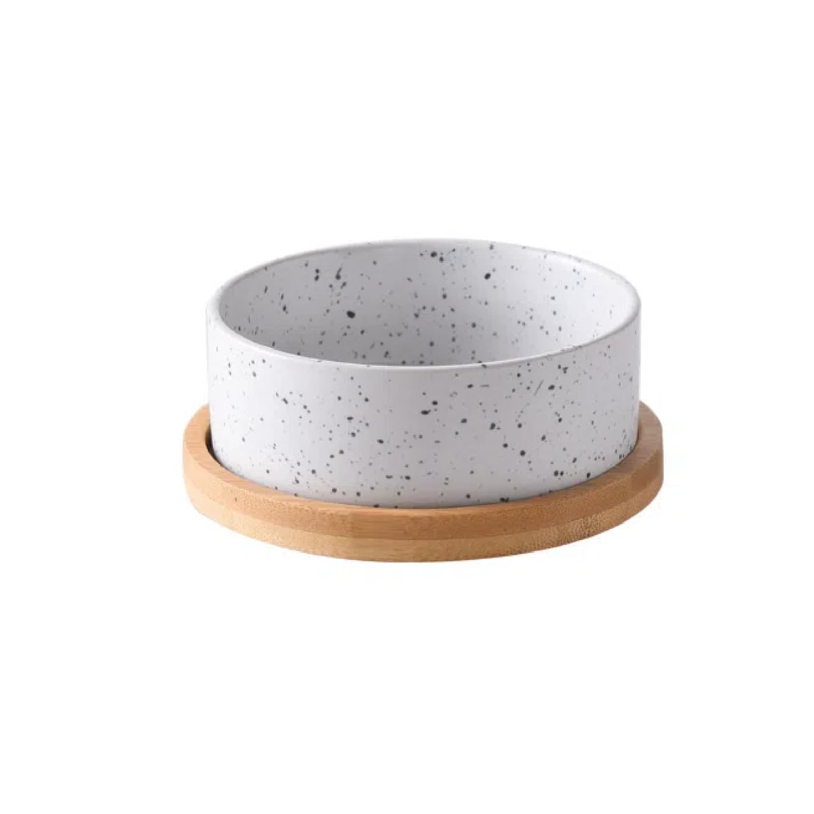 【エコ素材】陶器ペット食器、高温で作成し、嫌な臭いありません、ペットちゃんが安心に食べたり飲んだりできます。陶器表面にマット加工されて、素晴らしい質感やつるつる手触り心地よく、シンプルなカラーで高級感が溢れます，大切なワンちゃんネコちゃんの...