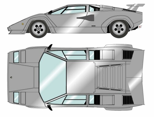 メイクアップ EIDOLON 1/43 ランボルギーニ カウンタック LP400S 1980 リアウィング アルジェントメタリツァート 完成品 EM432K メイクアップ EIDOLON 1/43スケールミニカー。 レジンモデル。 ランボル...