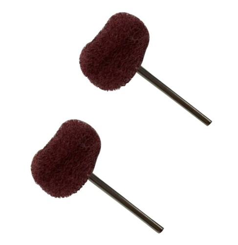 童友社 凄工具 ホビー用ルーター 先端バフ(交換用) 赤ナイロン 中荒目 ホビー用ツール SG-DSBF3 凄!工具シリーズのホビー用ルーターの交換用先端バフ 荒らし用のナイロン中荒目 2個セット バフサイズ:直径約25mm / 高さ12-...