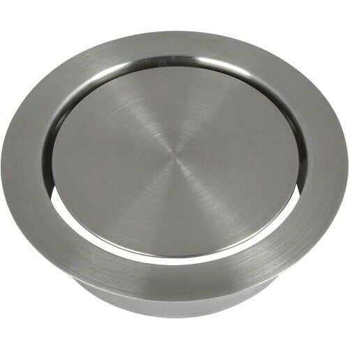 スガツネ工業 (210029219)AD-GD011-HLステンレス鋼製 ダンパー付屑入投入口 ADGD011HL 使用温度([度]):0〜40 ステンレス鋼製　ダンパー付屑入投入口　AD-GD型蓋付136Φ　210-029-219 ステン...