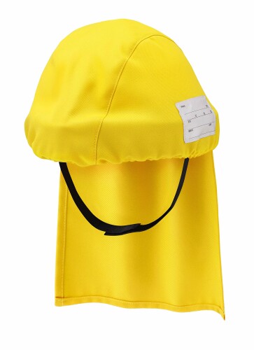 タイカ 防災頭巾 でるキャップ for kids 頭囲50~54cm用 イエロー 頭で押して簡単装着 DCFK-YE-01 適応サイズ:(頭囲)50~54cm 材質:(本体)PE樹脂 (カバー)PES樹脂 (あご紐)PES樹脂 頭の上にのせ...