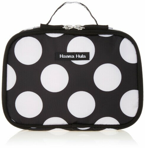ハンナフラ(Hanna Hula) おむつポーチ(マルチポーチ) ブラックドット タテ15cmxヨコ21cmxマチ7cm ポケットの数:1(外側0/内側1) 重量:80g 持ち手の全長:12cm おでかけで必要な枚数のおむつが、すっきり収納...