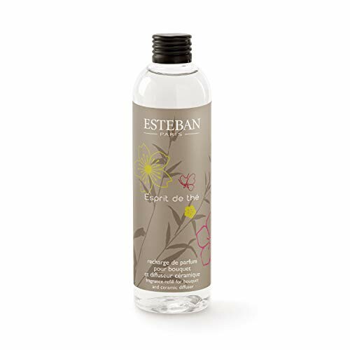 エステバン エスプリドテ フレグランスリフィル 250ml ディフューザー 芳香剤 茶の香りの透明な調和、そして茶室という精神の高みと永遠へと誘われるような香り。 気品という美が色と香りとなってあたりを覆う。 フレグランスリフィル250ml...