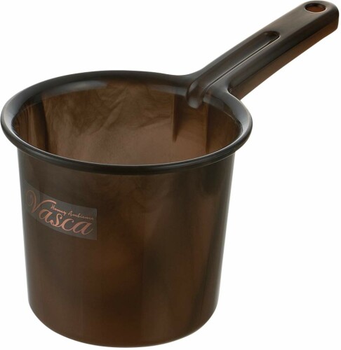 リッチェル 手おけ ダークブラウン 1200ml バスカHA サイズ: 14.5×26.7×14.3cm 材質:ポリプロピレン 原産国:日本 容量: 1200ml 耐熱温度: 120度 ■『バスカHA』バスルームに調和して心落ち着く空間づく...