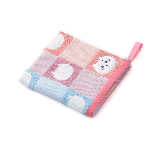 ちいかわ(Chiikawa) パターン ウォッシュタオル ピンク ガーゼパイル 可愛い 41-1081070 約34×35cm ウォッシュタオル　約34×35cm 全体にちいかわのシルエットがデザインされたタオル。 ちいかわの表情がキュート...