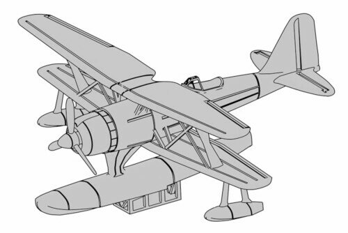 モデリウム 1/700 日本海軍 零式水上観測機 レジンキット T23V700-019M 組み立て塗装が必要なレジンキット。別途、接着剤や工具、塗料等が必要。 1/700スケール未塗装レジン製組み立てキット 機体のシルエットを重視しモールド...