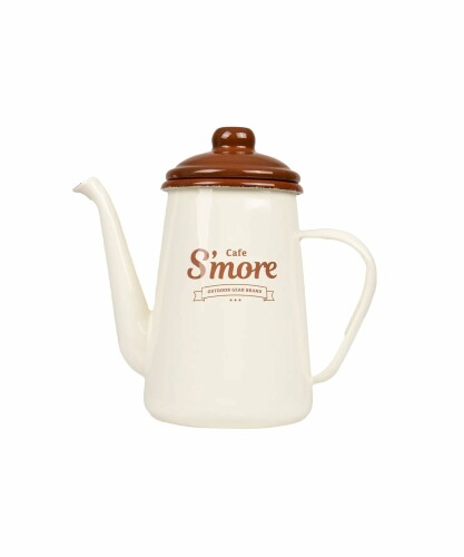 S'more(スモア) caf? s'more カフェ ホーロー 食器 kettle (カフェスモアケトル) レトロで可愛いホーローケトルが登場! ホーロー素材はおしゃれで丈夫なキャンプ用品として最適で、耐久性と優れた熱伝導性を備えています...