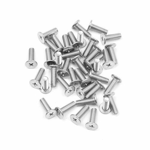 100 個 NUZAMAS M6x18x12 mm 皿頭ネジ 304 ステンレス鋼ネジ十字穴付き小ネジ大型皿頭平頭 CM ネジ ネジキットは304高品質ステンレス鋼素材で作られており、強度と耐食性に優れています。 標準の十字溝、均一な力、滑...