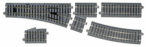 KATO HOゲージ 手動ポイントR550 右 2-853 鉄道模型用品 ロングセラーの電動ポイント4番が手動ポイントになって新登場です。各部を改良し、より使いやすくなりました。 同梱補助線路等の内容構成は既存品と同じで、比較的小さなスペー...