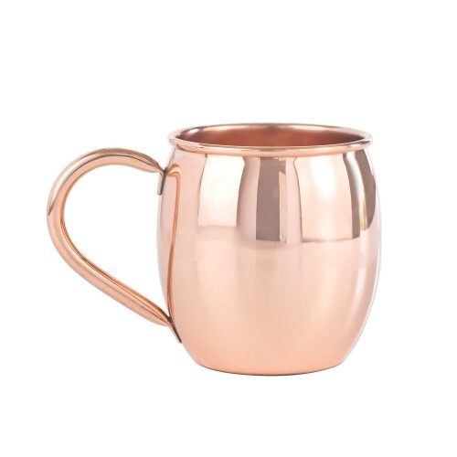 Omg-Deals Copper Moscow Mule Cocktail Mugs -Copper Handel plain mug,solid mug with handel cup/1 piece/500 ml The generou...