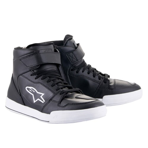 alpinestars(アルパインスターズ)バイクシューズ ブラック/ホワイト US8/25.5cm AXIOM シューズ 2512422 バスケットボールシューズをイメージしたバイク用シューズ マイクロファイバー仕様 つま先とかかとにはT...