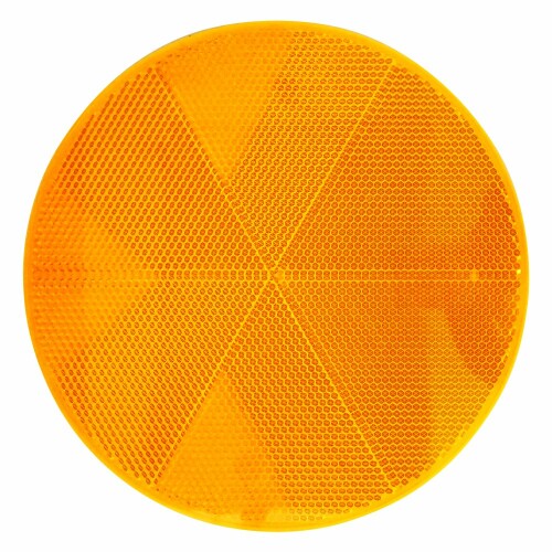 和気産業(Waki) 反射板 リフレクター 直径197mm 厚み 8mm Kオレンジ 注意喚起 工場 駐車場 R-200 Z-18 精密プリズムレンズ金型使用の、再帰性反射板 商品サイズ:直径197mm 厚み8mm 樹脂:光学用メタクリル樹...
